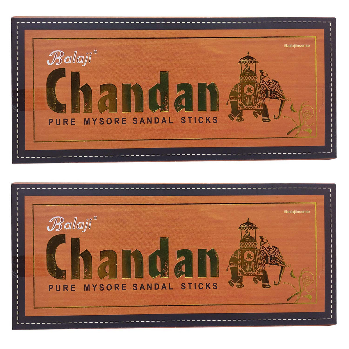 Balaji Chandan - Pure Mysore Sandal Incense Sticks (pack of 2) – Prayer ...