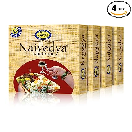 Cycle Pure Om Shanthi Naivedya Jumbo Sambrani Dhoop - 48 Pieces ...