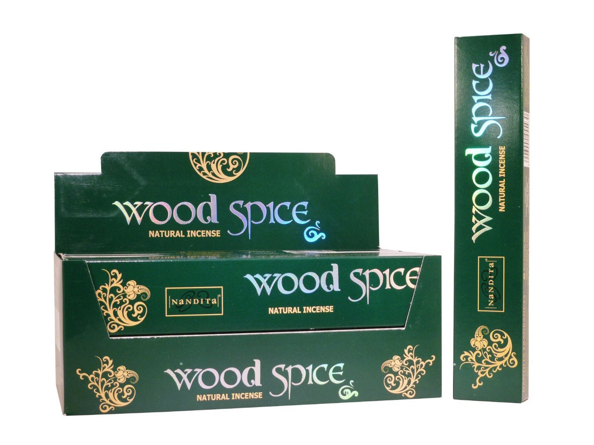 Nandita Wood Spice Natural Incense sticks – Prayer Essentials India